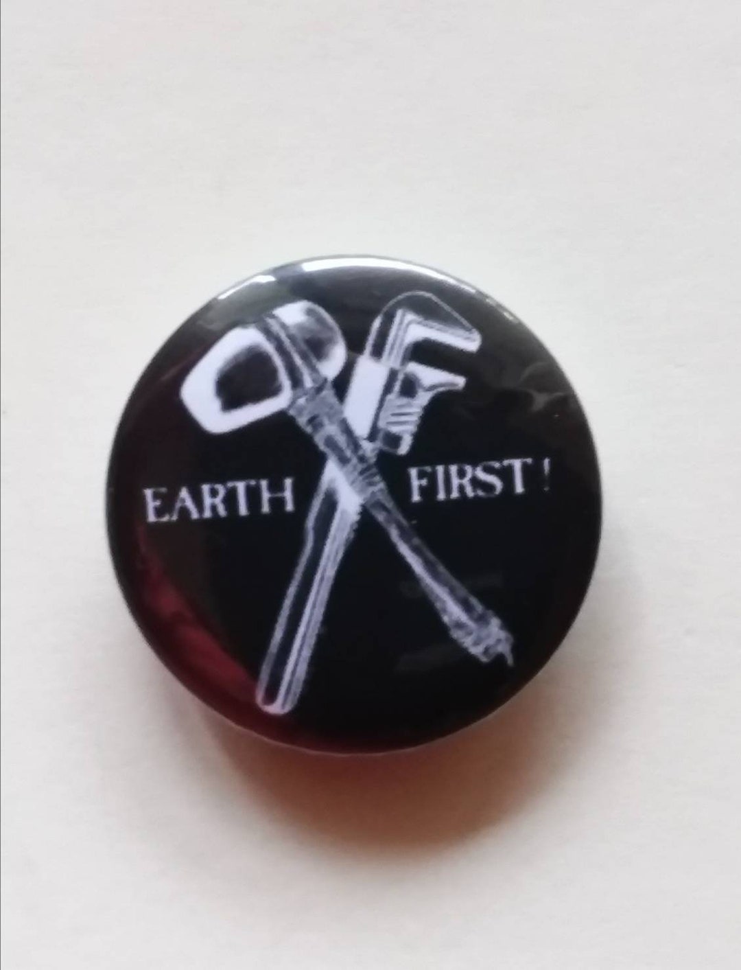 Earth First! Badge/pin, Radical Environmental Activist Protest - Etsy ...
