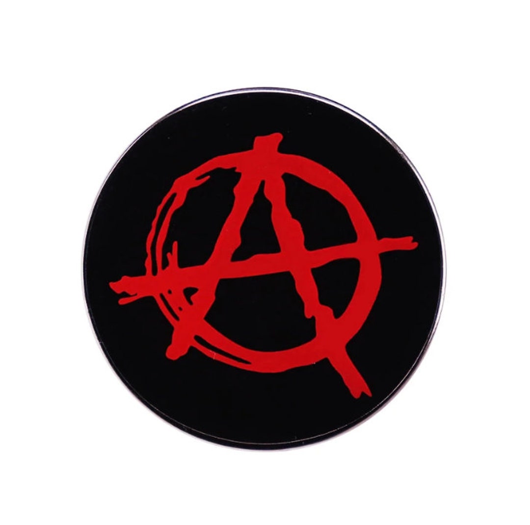 ANARCHY Enamel Pin/badge - Anarchist, Industrial Workers of the World ...