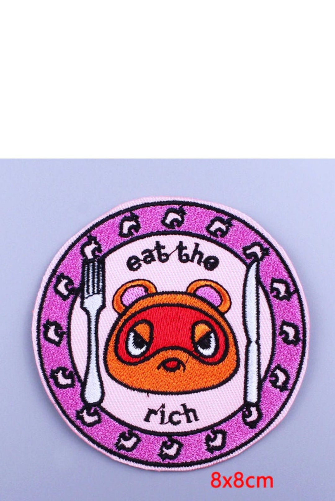 EAT The RICH Patch Anarchist Patch, Antifa Patch, Political, Anti ...