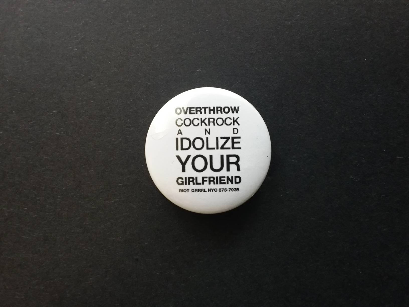 RIOT Grrrl Pin BADGE Pack 5 PINS Free Sticker | Etsy