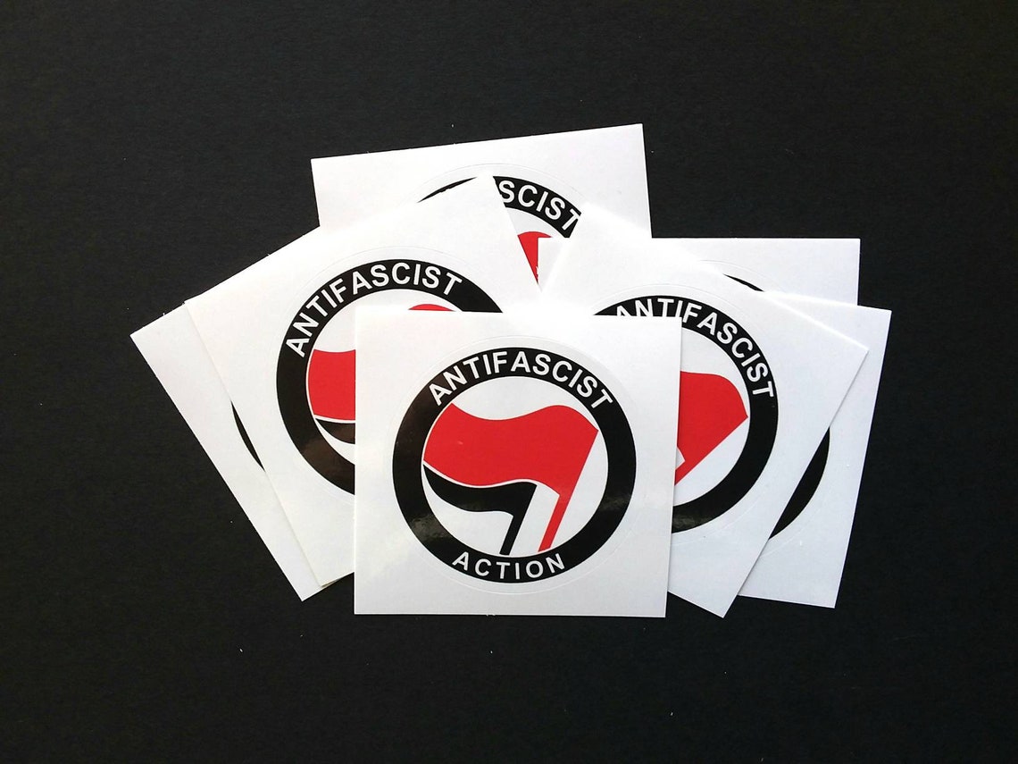 ANTIFA Sticker PACK - 10- Political, Anti Fascist Action, Protest - Etsy