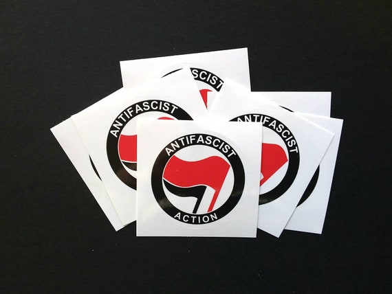 ANTIFA Sticker PACK 10 Political Anti Fascist Action - Etsy