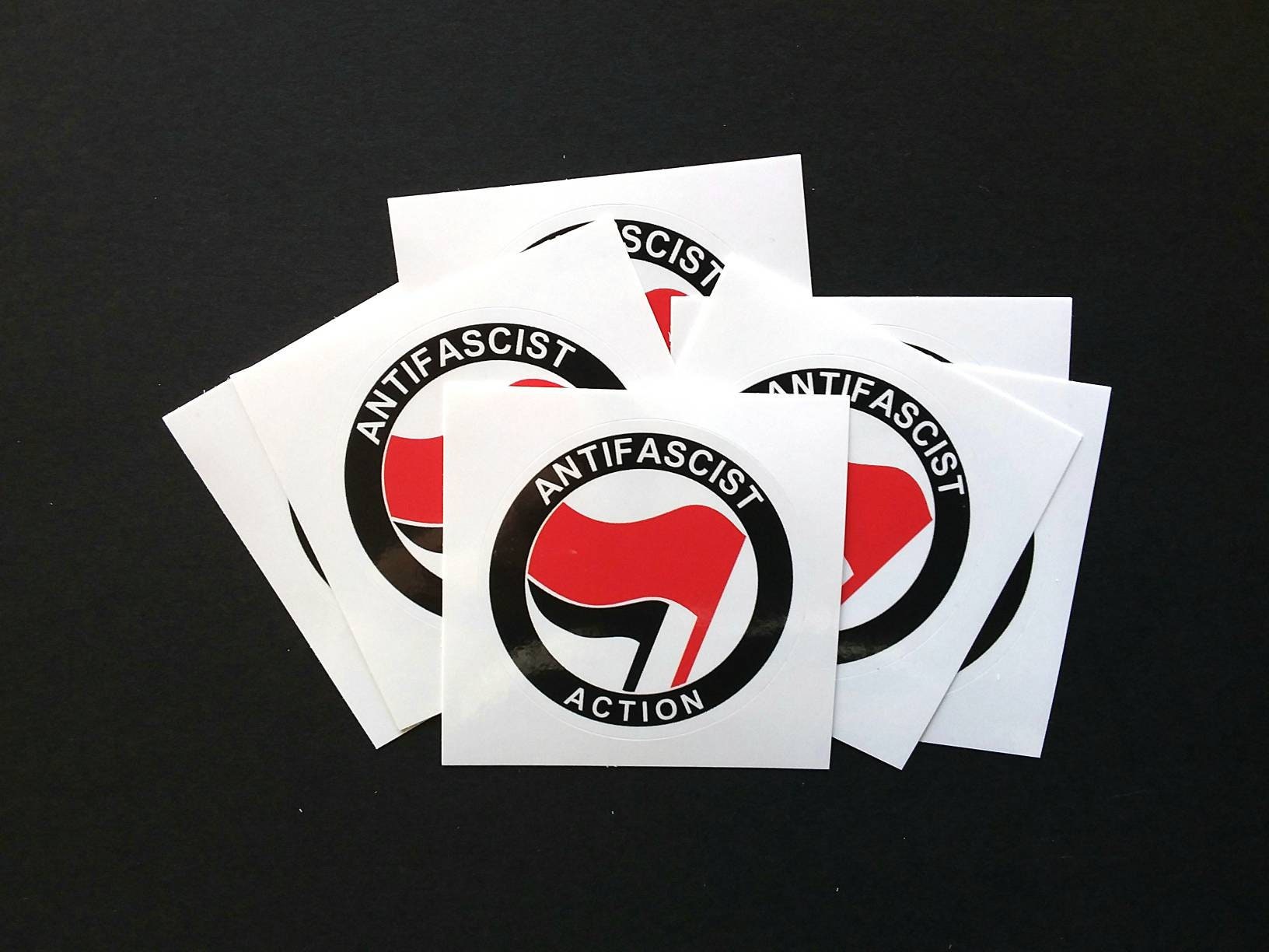 ANTIFA Sticker PACK 10-Politisch, Anti Faschistische Aktion, Protest ...
