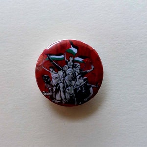 FREE PALESTINE- Badges/pins Pack 5 Anarchist, Soldarity PROTEST Pins ...
