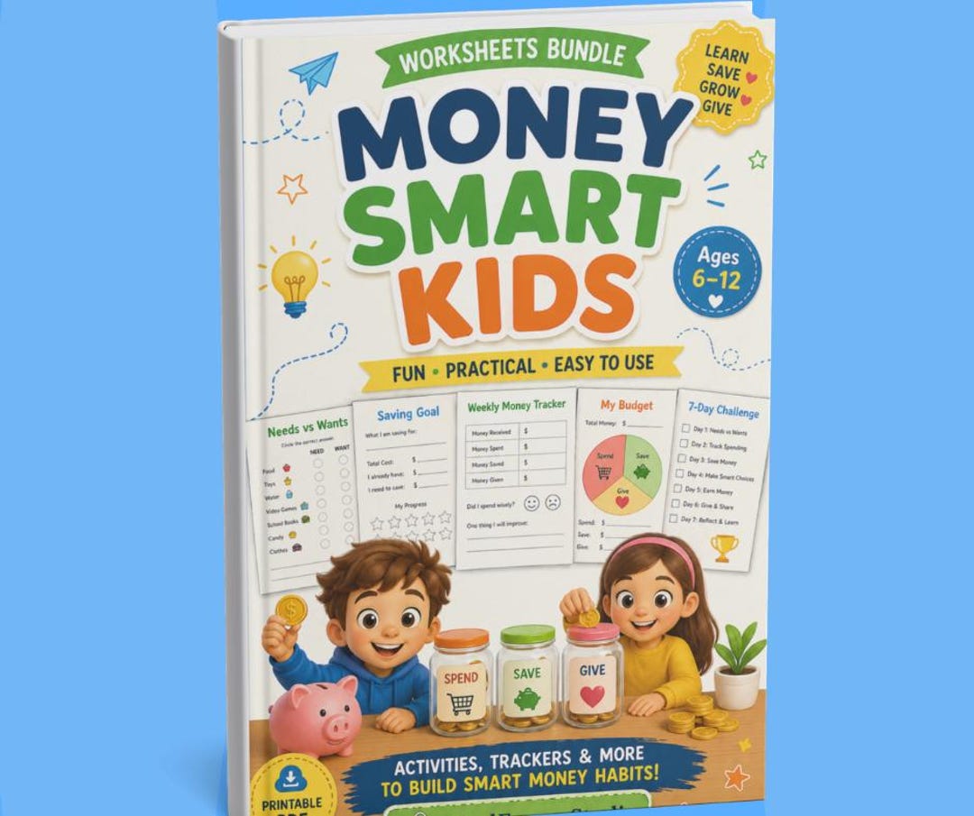 Money Smart Kids Printable Bundle | Financial Literacy Activities ...