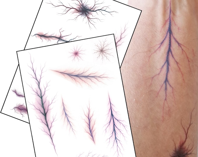 Realistic Veins - Set of 12 Prosthetics - Etsy