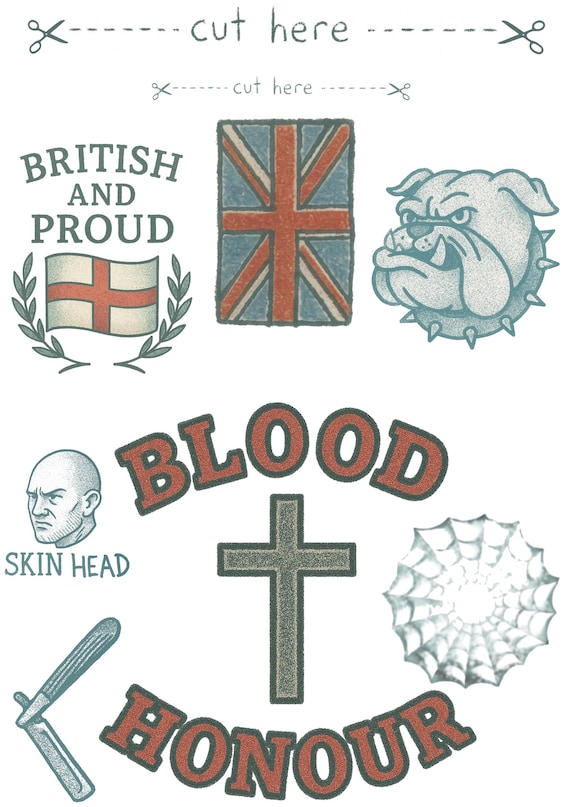 Skinhead Finger Tattoos