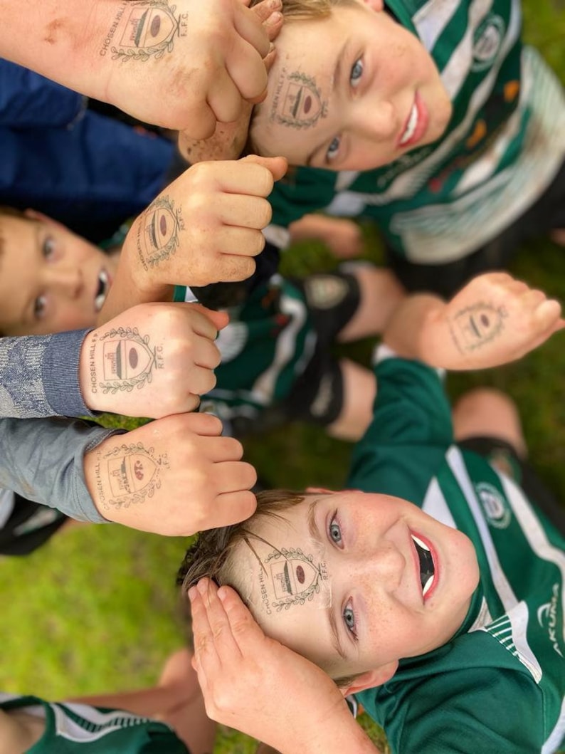 Your Club/team Logo Temporary Tattoo Packs Designed for Any - Etsy UK