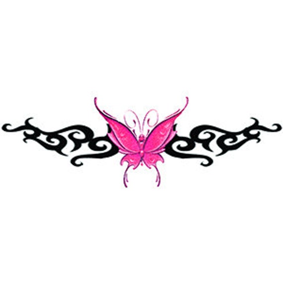 Butterfly Tattoo On Lower Back