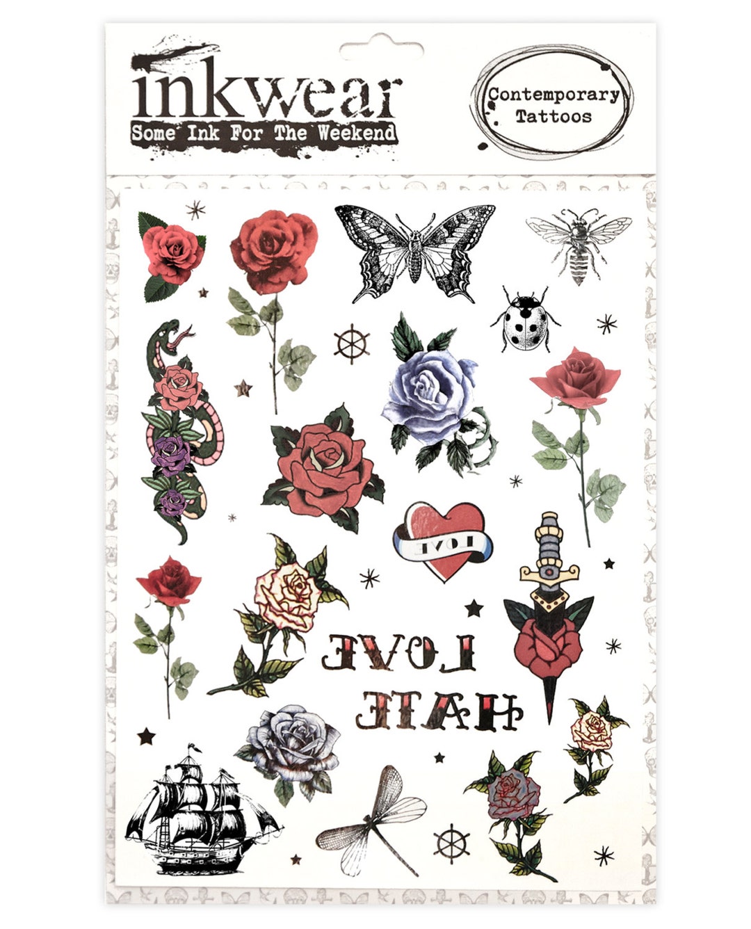 Vintage Classics Temporary Tattoos - Etsy