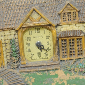 Antique 1927 Homestead Mantle Clock Deluxe Lux Clock & Mfg. Co. New ...
