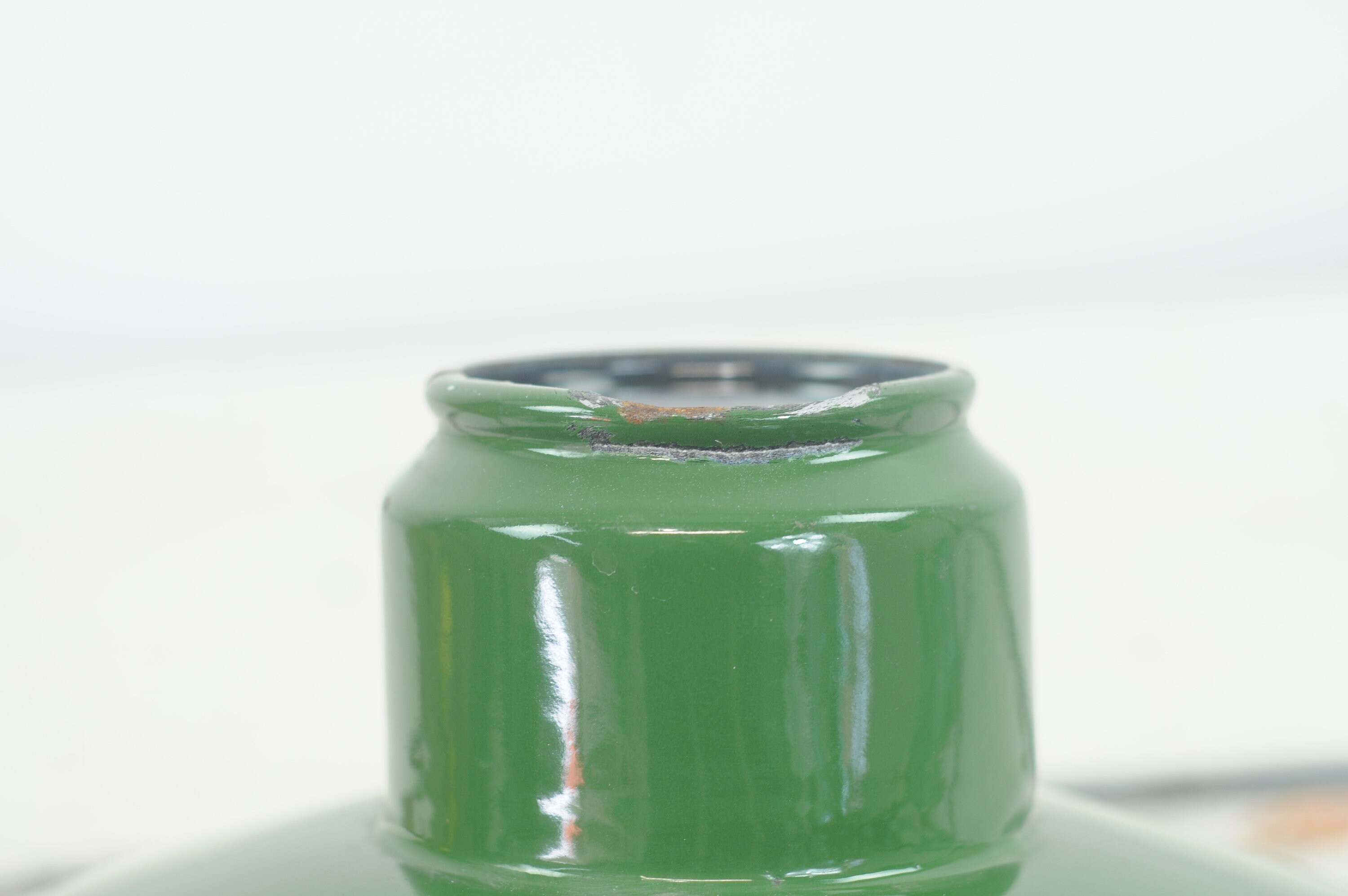 Vintage . Green Porcelain Barn Light Gas Station Light Factory | Etsy