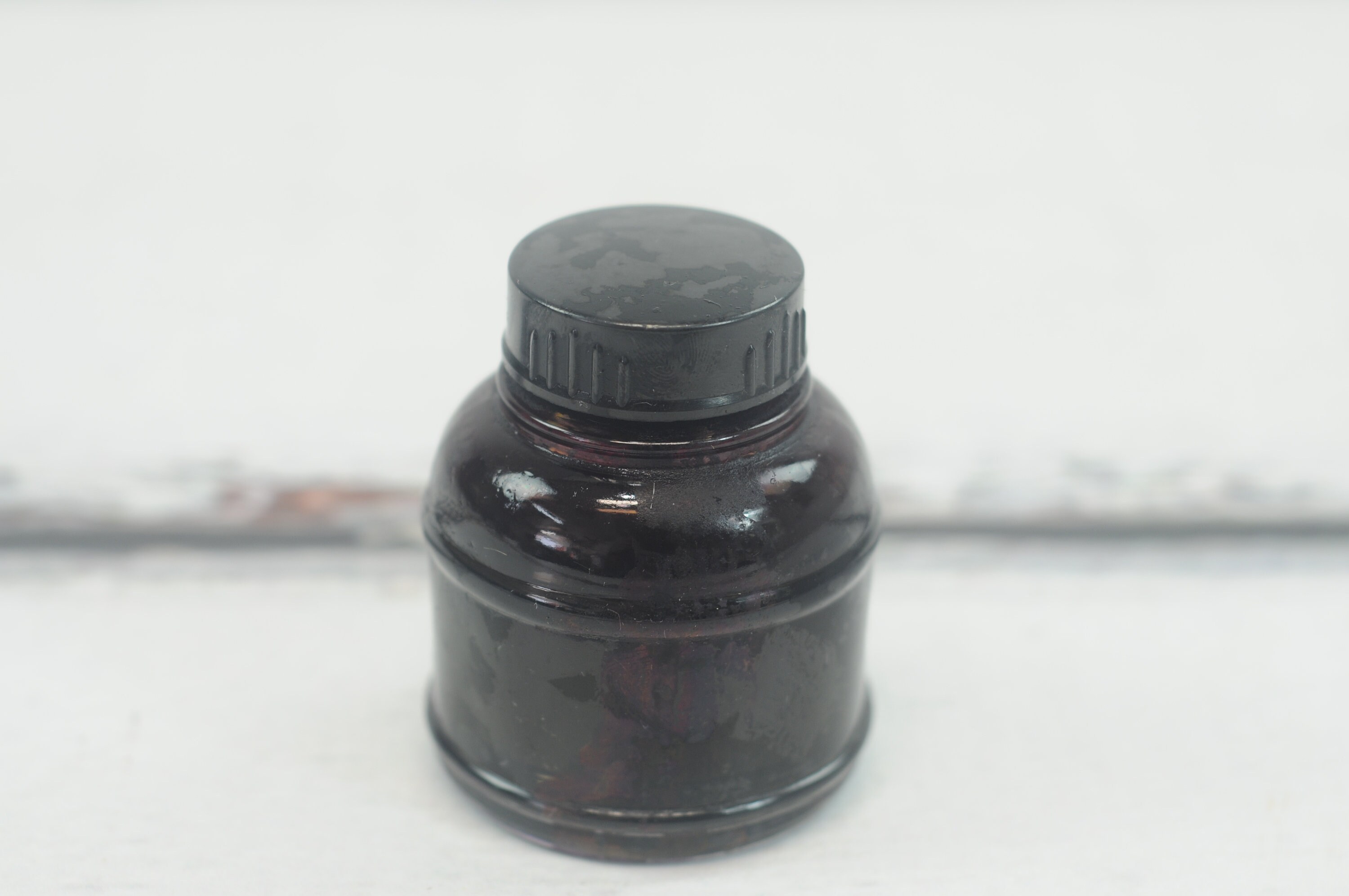 Vintage .skrip Ink Bottle Can Full Ink Bottle With Brush Red | Etsy