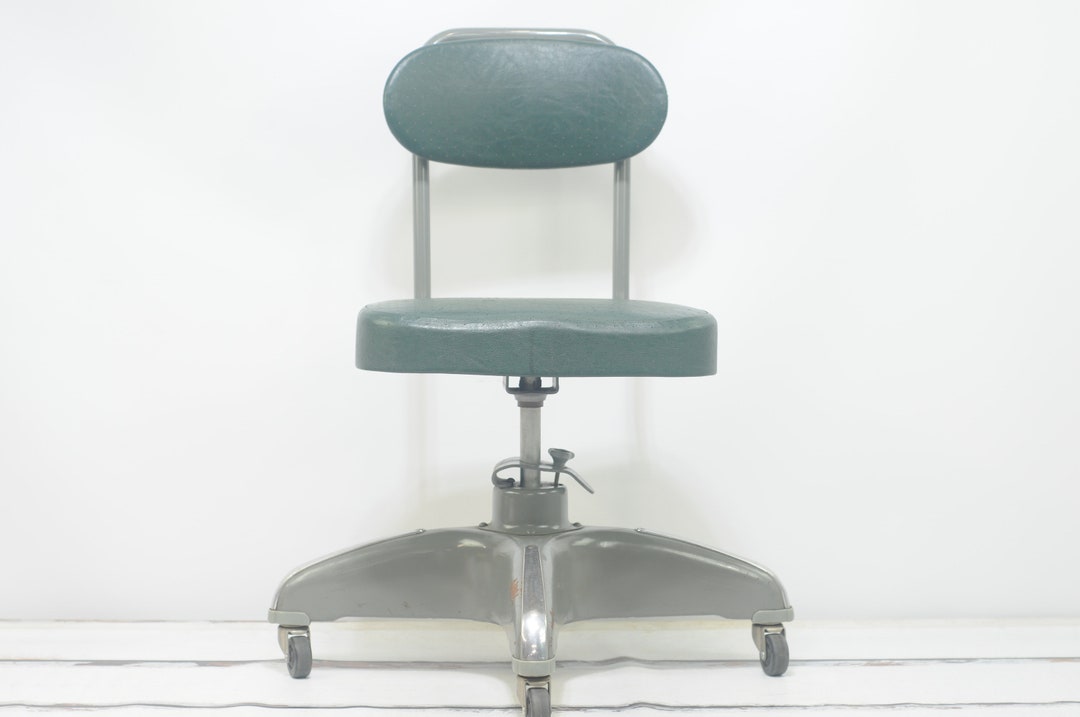 Vintage Cosco Swivel Typing Chair Desk Chair Rolling Work Chair ...