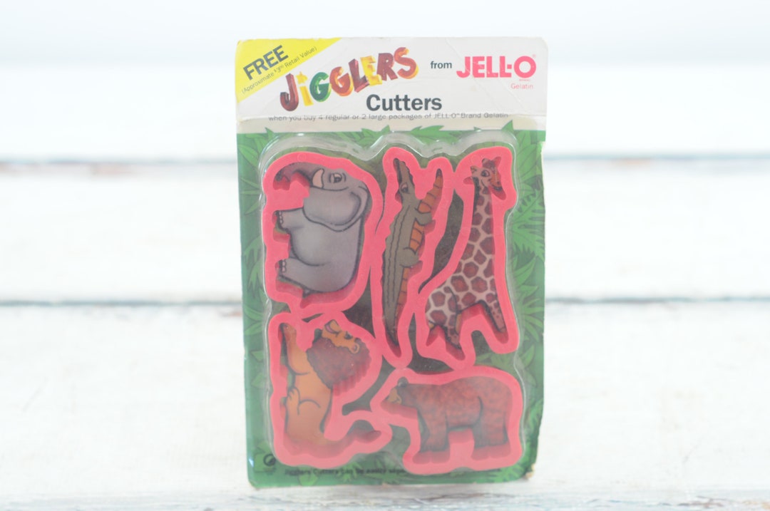 Vintage . NOS Jello Jigglers Cutter Animal Shaped Jello, Cookie or Clay ...