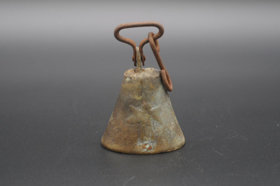 Antique Solid Brass Funeral Wagon Bell With Angel Image With Clapper ...