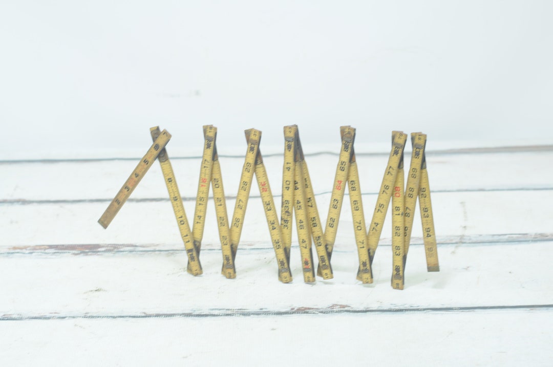 Vintage . Lufkin Red End 8' Extension Rule Folding Rule - Etsy