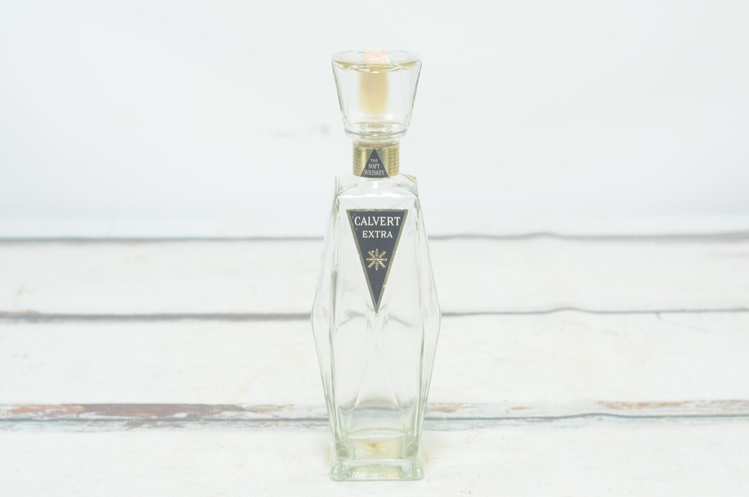 Vintage . 1960s Empty Lord Calvert Decanter Liquor Bottle Midcentury ...