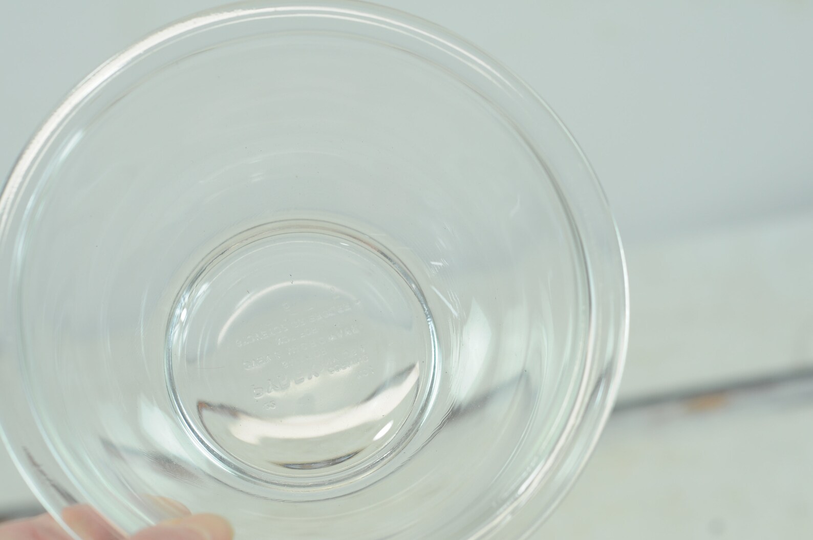 Vintage . Pyrex Clear Glass Mixing Bowls 1 Quart 7d 1 - Etsy