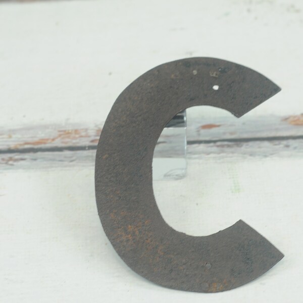 Metal Letter C - Etsy