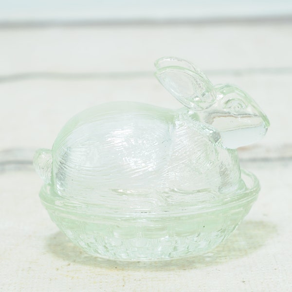 Glass Rabbit Dish - Etsy