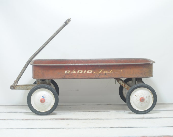 Rare Vintage Full Size 34" Radio Jet Wagon Circa 1960s Radio Flyer Ohio ...