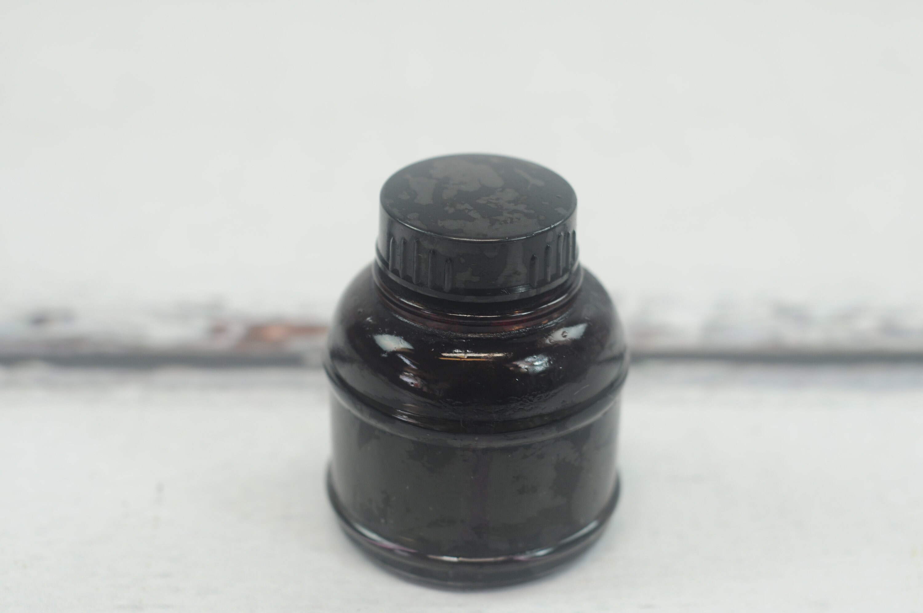 Vintage .skrip Ink Bottle Can Full Ink Bottle With Brush Red | Etsy