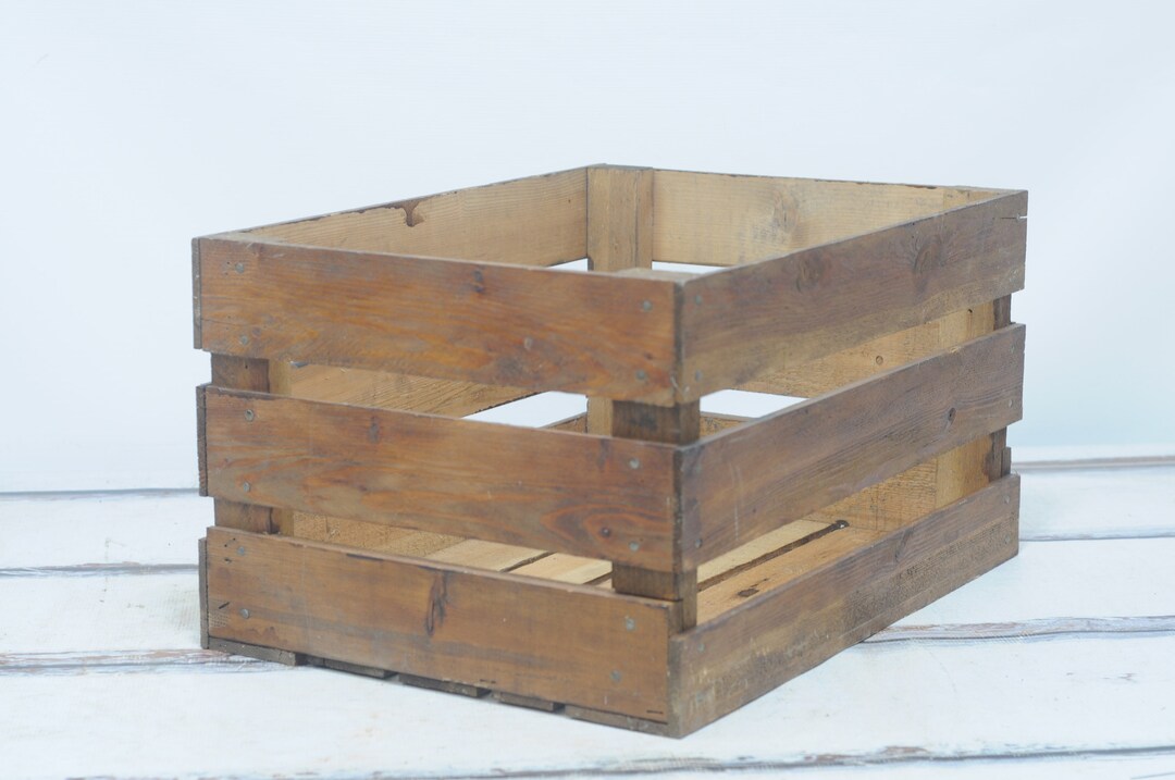 Vintage . Fruit Crate Large Wood Vintage Fruit Box Potato - Etsy
