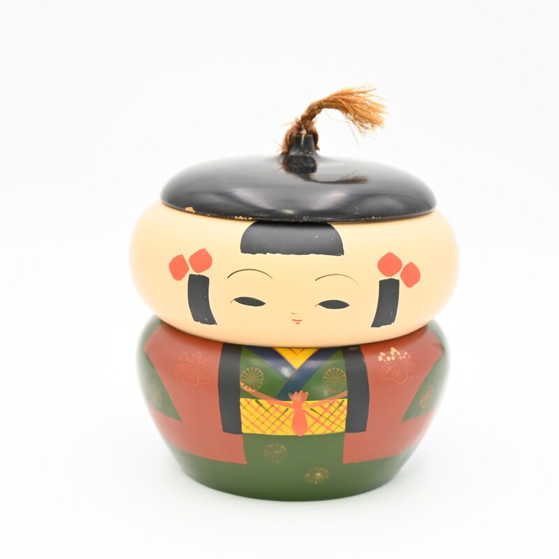 Japanese Kokeshi Box - Etsy