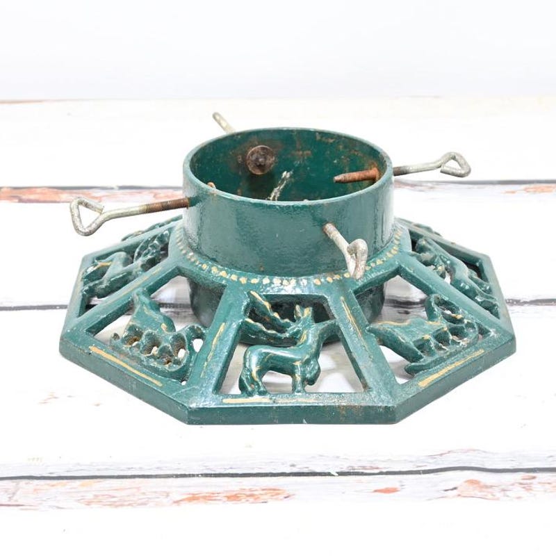 Cast Iron Tree Stand - Etsy