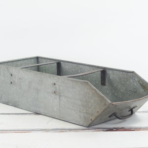 Vntg . Galvanized Metal Nail Bin Ex Large JD Warren Vintage Metal ...