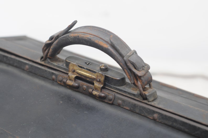 Antique Lineman's Tool Box Telephone Repair Case Progressive Fibre ...