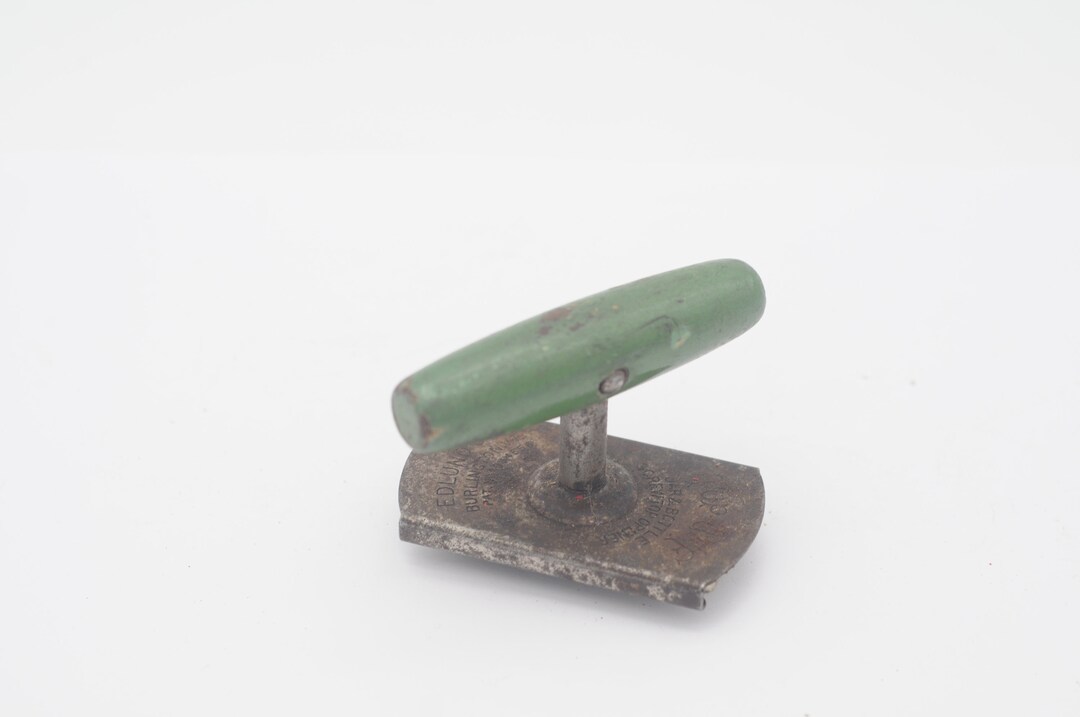 Vintage . Edlund Co. TOP-OFF Jar Bottle Opener Green Wood Handle - Etsy
