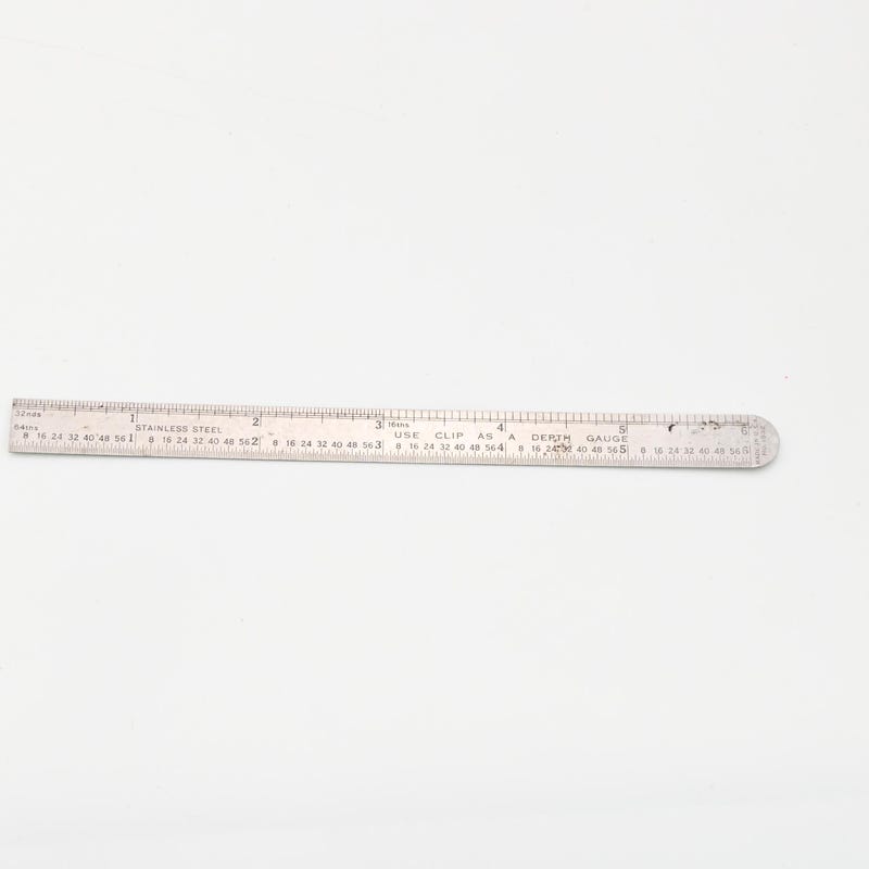 Vintage Metal Ruler - Etsy