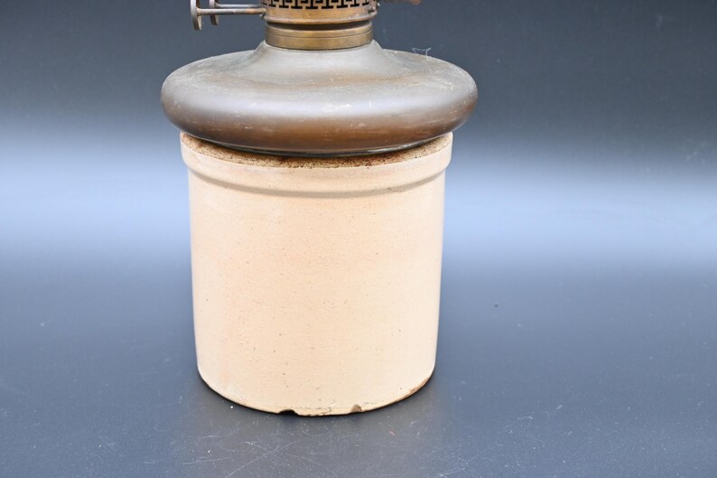 Antique Holmes Booth and Hayden Duplex Burner Oil Lamp Sitting in ...
