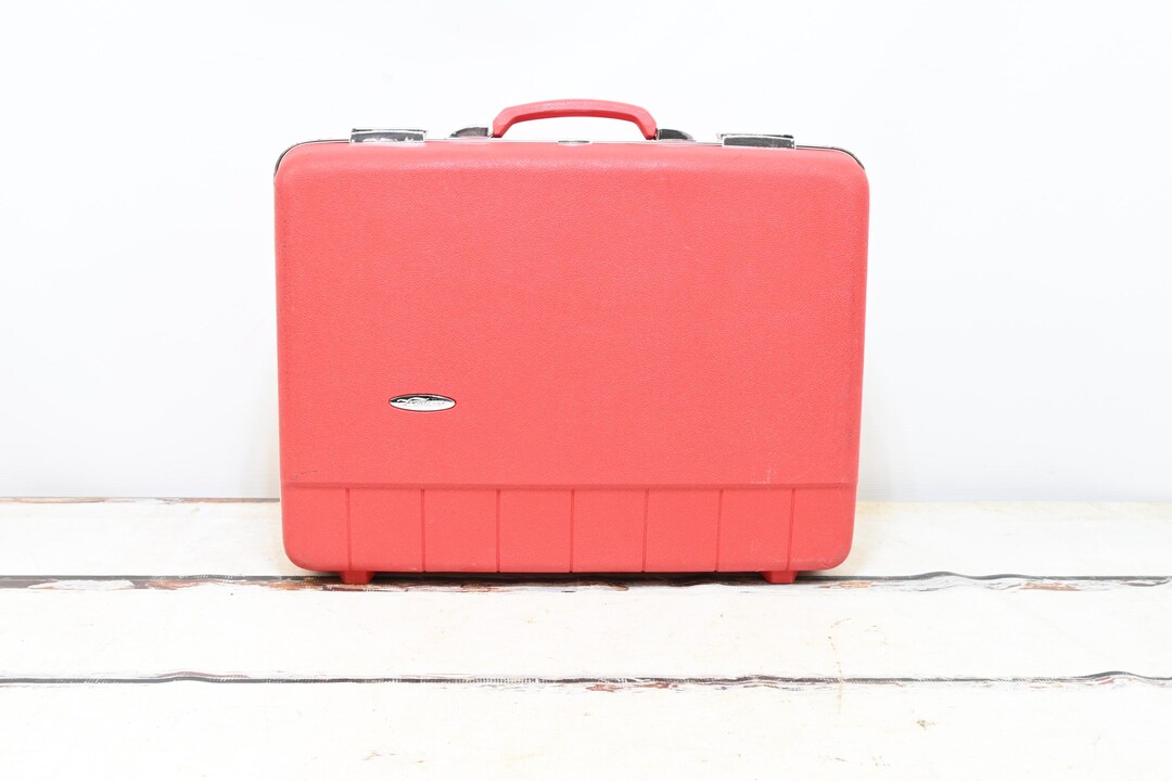 Vintage Sears Forecast Red 21" Suitcase Retro Travel Suitcase - Etsy
