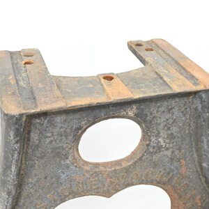 Antique 1880s Rollstone Machine Co Cast Iron Machine Legs Base Lathe ...