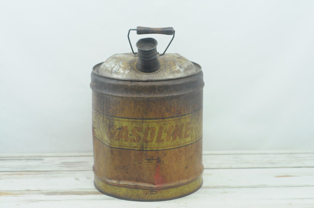 Vintage . Huffman Gas Can Gasoline Can With Removable Spout - Etsy
