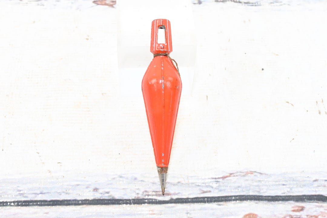 Vintage Stanley No. 171 Orange Plumb Bob 8 OZ Plumb Bob USA Made - Etsy