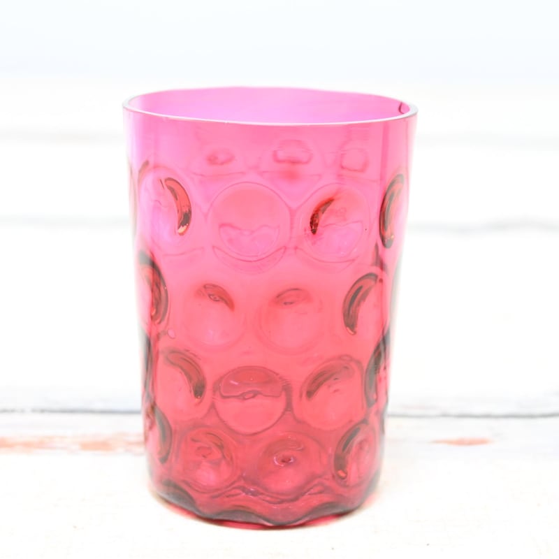 Coin Dot Glass Pink - Etsy