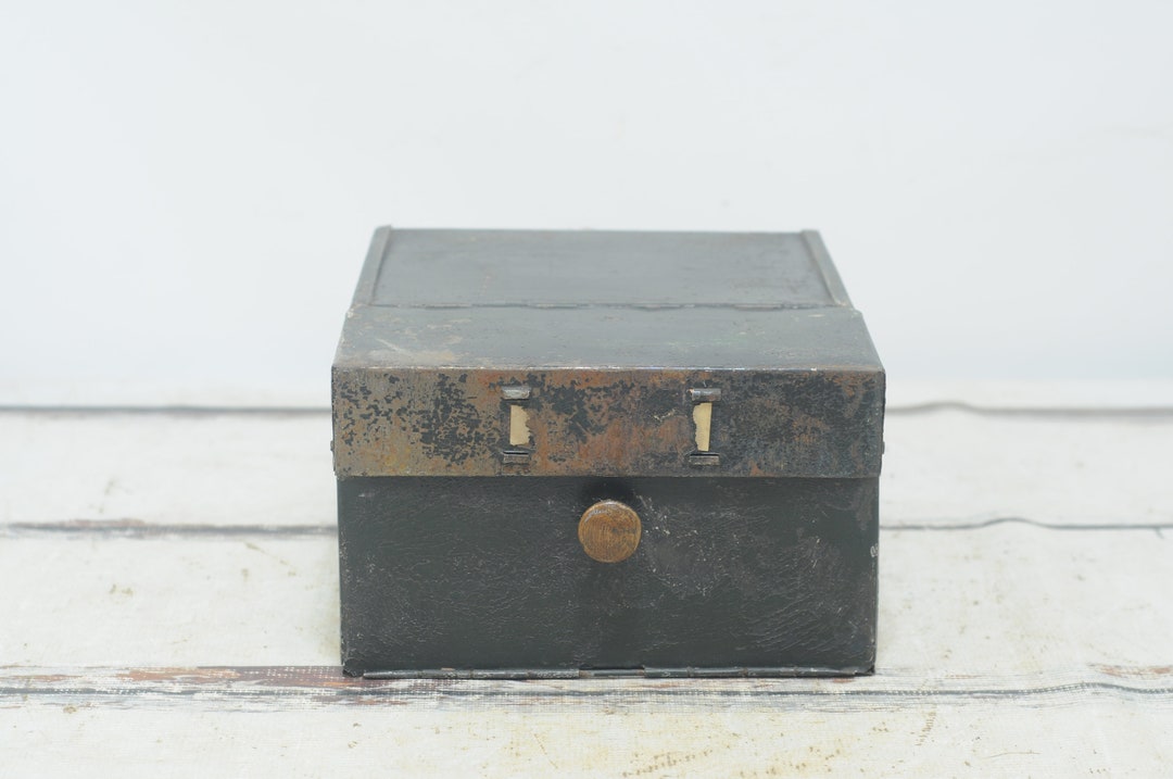 Vintage . File Box With Drop Down Front Vintage File Drawer File ...