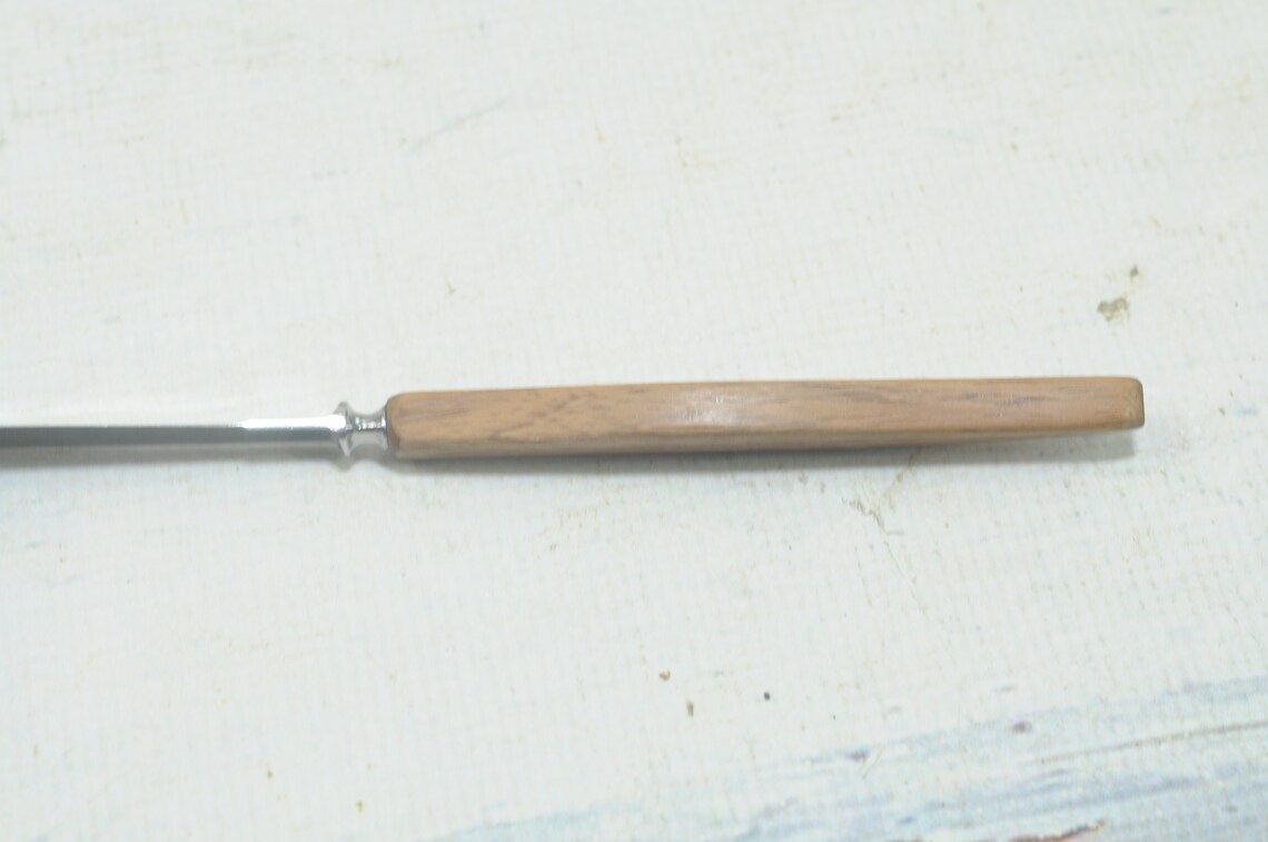 6 Vintage Peaso Solingen Steak Knives Wood Flatware Knife Set Danish ...