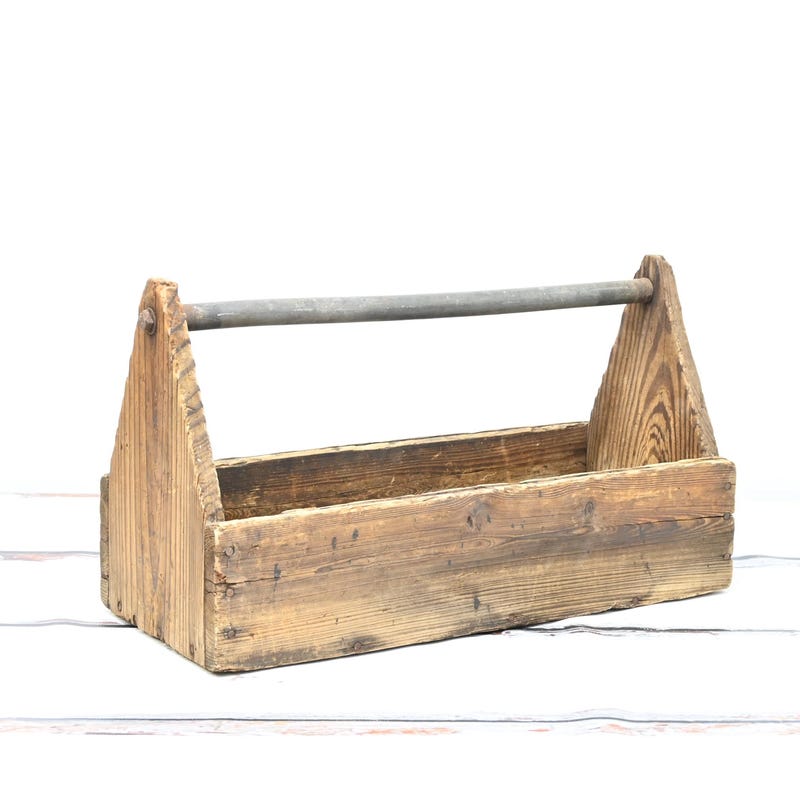 Wooden Tool Tote - Etsy