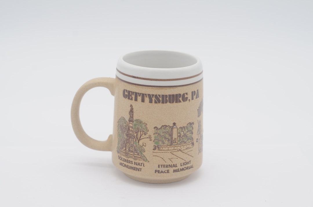 Vintage Souvenir Mug Gettysburg Pennsylvania Gettysburg Monuments and ...
