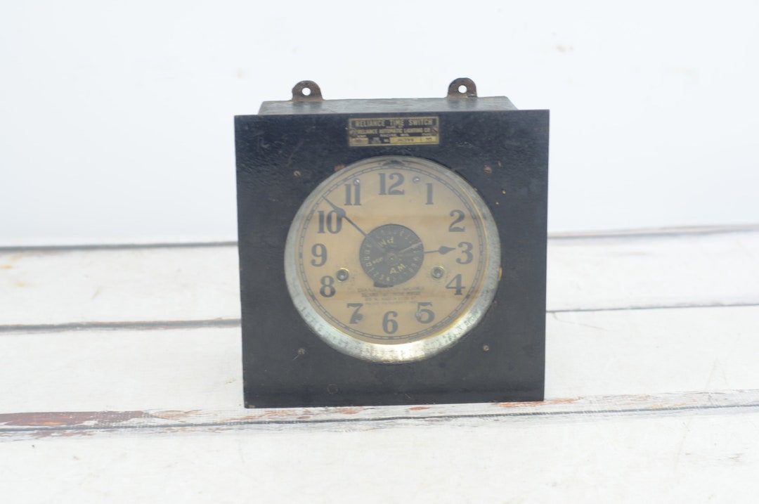 Antique Vintage Reliance Time Switch Clock No. 46399 Type 10 ~ Reliance ...
