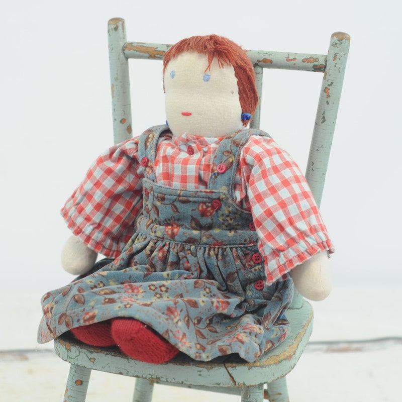 Primitive Rag Doll - Etsy