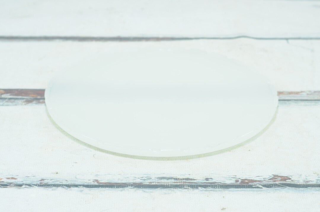 Antique HTF Milk Glass 14 Round Plate Tray Dental Instrument Tray ...