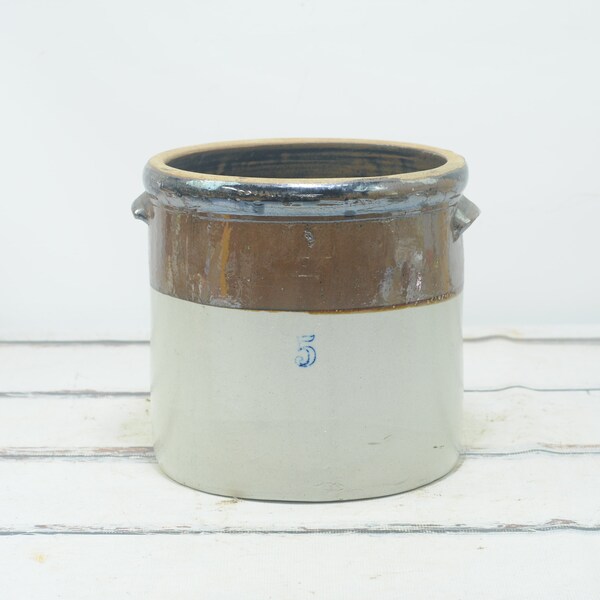 Large Antique Crock - Etsy