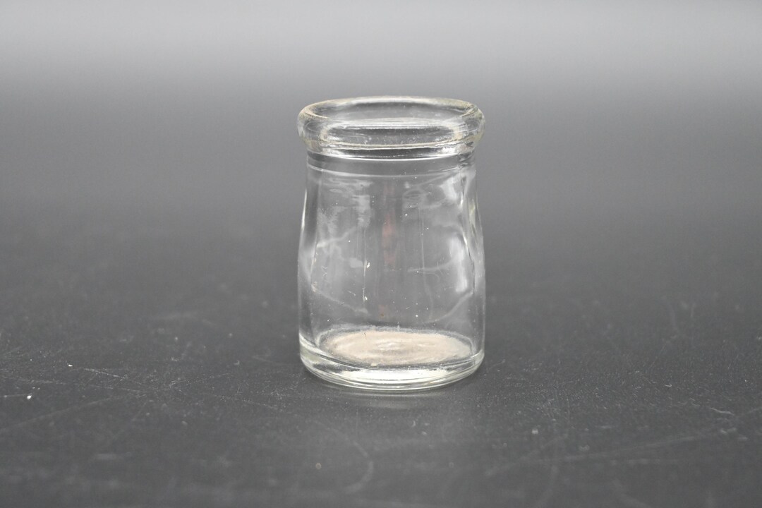 Vintage Small Individual Glass Creamer Mini Pitcher Restaurant Serve ...