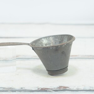 Antique Tin Kitchen Funnel Sifter Sieve Cream Separator Primitive ...